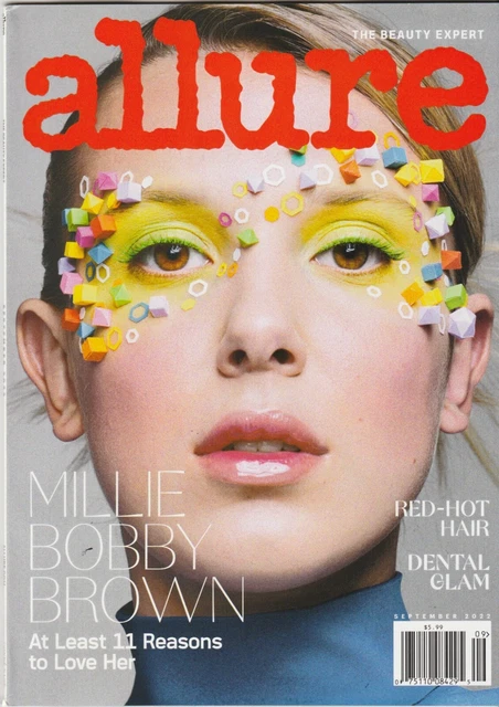 ALLURE MAGAZINE BEAUTY Millie Bobby Marron Nathalie Emmanuel Septembre ...