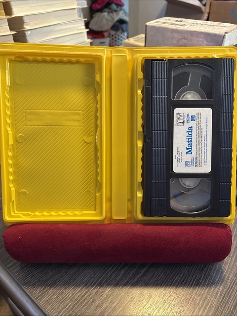 MATILDA VHS, 1996, Movie in Yellow Clamshell Case Video Cassette Tape ...