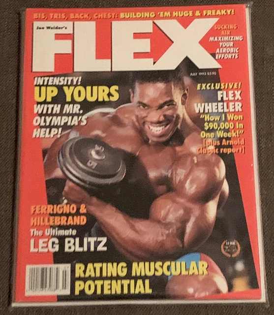 FLEX WHEELER W/POSTER - FLEX Bodybuilding Magazine - July 1993 £11.93 ...