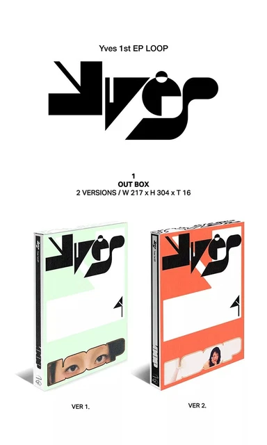 YVES LOOP 1ST EP Album 2 Ver SET /2 CD+2 Photo Book+2 Sticker+4 Card+GIFT+2 POB $89.12 - PicClick AU