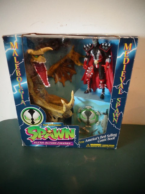 FIGURINE ARTICULÉE MCFARLANE Toys Medieval Spawn vs. Malebolgia Spawn ...