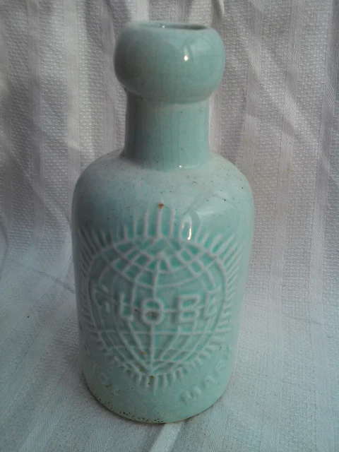 GROVES & WHITNALL Salford Globe ceramic small dumpy seltzer ...