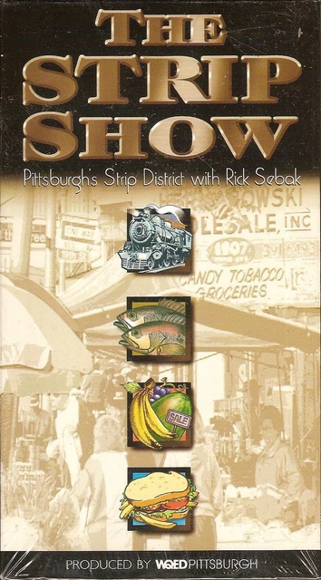 THE STRIP SHOW-VHS-WQED Documentary- New-Rick Sebak-Pittsburgh Strip ...