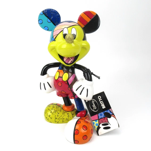 BRITTO KÜNSTLER FIGUR MICKEY MOUSE Disney Romero Britto Design 19,5cm ...