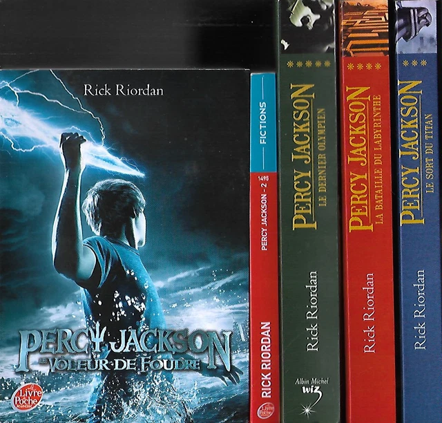RICK RIORDAN--PERCY JACKSON l'intégrale x 5 Editions Diverses EUR 14,95 ...