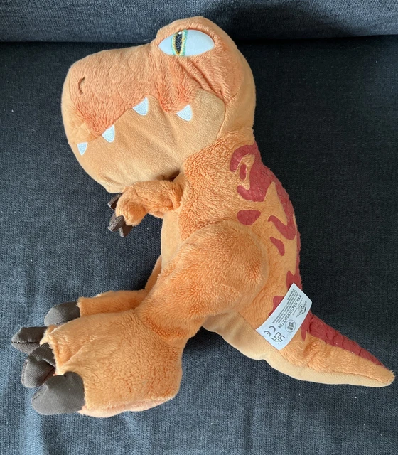 JURASSIC WORLD PARK Dinosaur Orange T-Rex Soft Toy Plush by Posh Paws ...