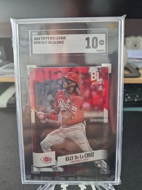 2024 TOPPS BIG LEAGUE BASEBALL ELLY DE LA CRUZ SUPER RARE RED FOIL #300 REDS RC EUR 89,00 ...