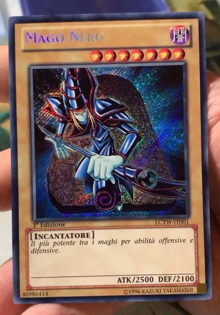YU-GI-OH! MAGO NERO LCYW-IT001 Rara Segreta Secret 1 Ed no LOB LDD PSA ...