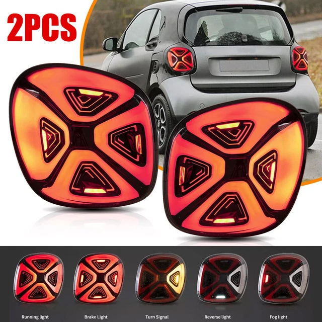 PAIR LED TAIL Light w/Animation For Mercedez Benz Smart 453 Fortwo ...