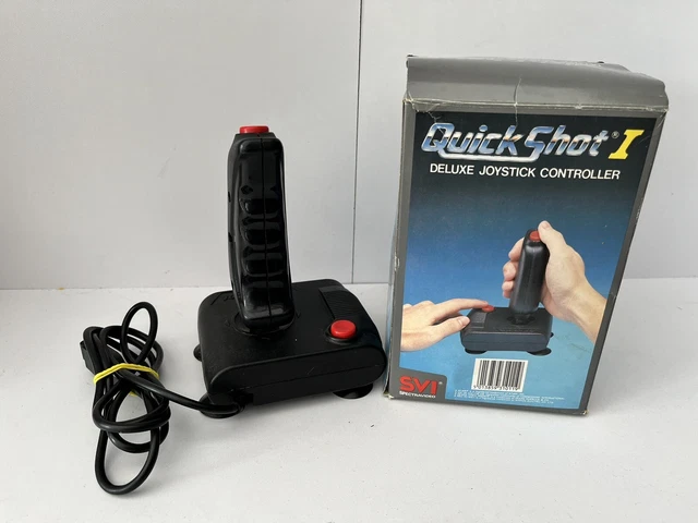 VINTAGE BOXED DELUXE Joystick Controller For Commodore, Atari, Amstrad ...