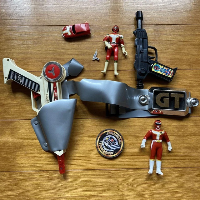 POWER RANGERS KOUSOKU Sentai Turboranger Belt Figure Mopher 7set Bundle ...