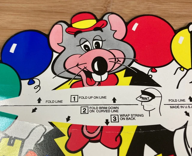 RARE VINTAGE 1994 Chuck E Cheese’s Showbiz Pizza Collectible Birthday ...