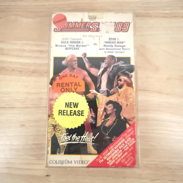 WWF SUMMERSLAM '89 Coliseum Video VHS Hulk Hogan Brutus Beefcake Zeus ...