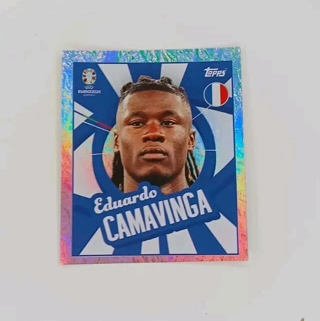 TOPPS SHINY EDUARDO Camavinga Foil Sticker Euro 2024 £2.50 - PicClick UK
