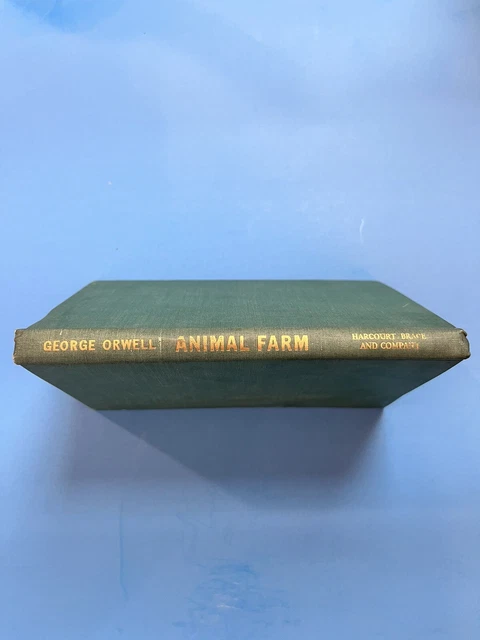 ANIMAL FARM BY George Orwell (1946 1st US Edition Harcourt/Kingsport ...