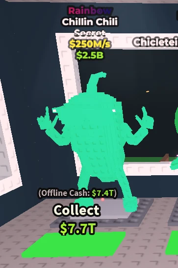 STEAL A BRAINROT SAB Secret - Chillin Chili + Rainbow 250M/s $34.99 ...