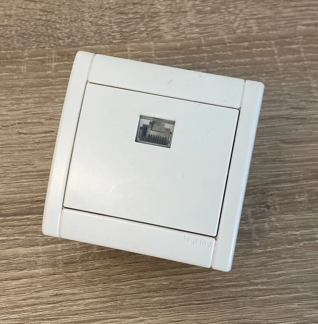 LEGRAND SAGANE OPALIS Blanc - Prise RJ45 - Ethernet EUR 25,00 - PicClick FR
