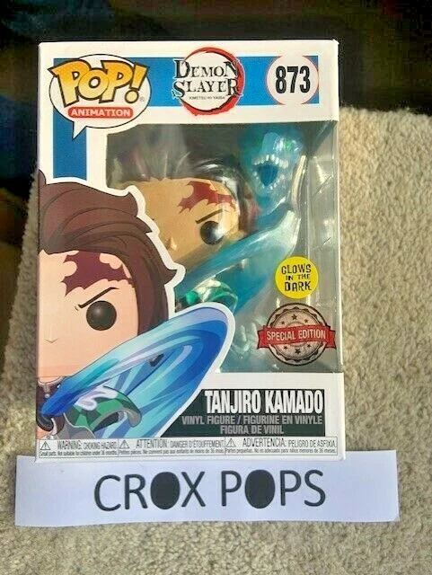 TANJIRO KAMADO GLOW SE 873 Demon Slayer Funko Pop Vinyl New in Mint Box ...