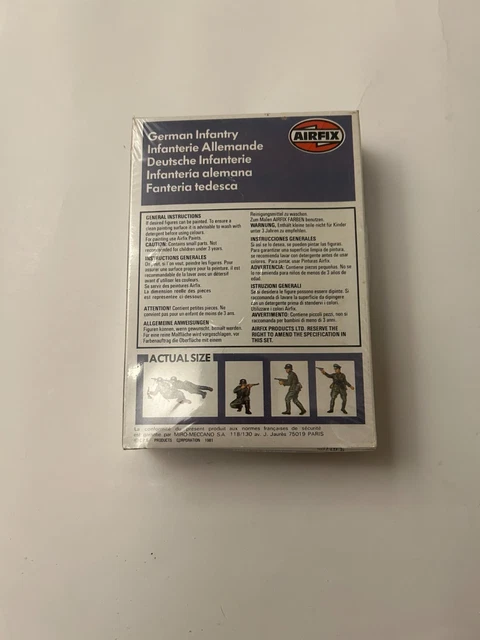 AIRFIX WW2 GERMAN Infantry, Scale Model Figures, 48 Pieces 9 01705 HO ...