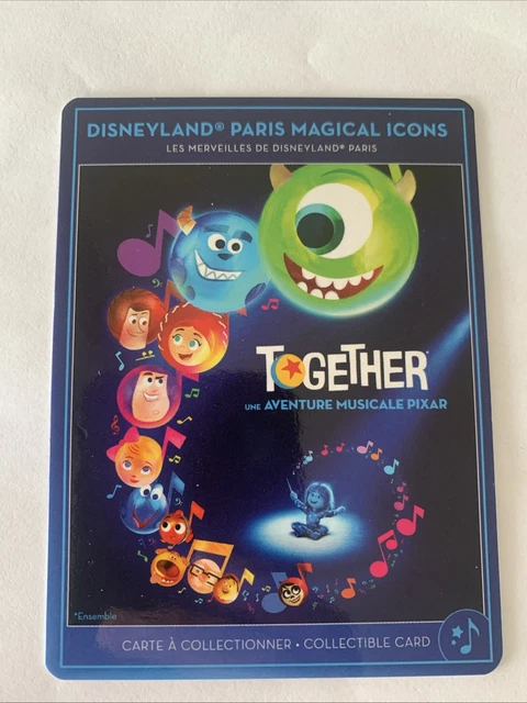 CARTE CARD TOGETHER disneyland paris Magical Icons Collectible Card EUR ...