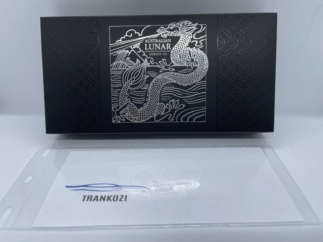 2024 AUS YEAR of the Dragon 1 oz Silver Trio 3 Coin Set 0720/1500 $425. ...