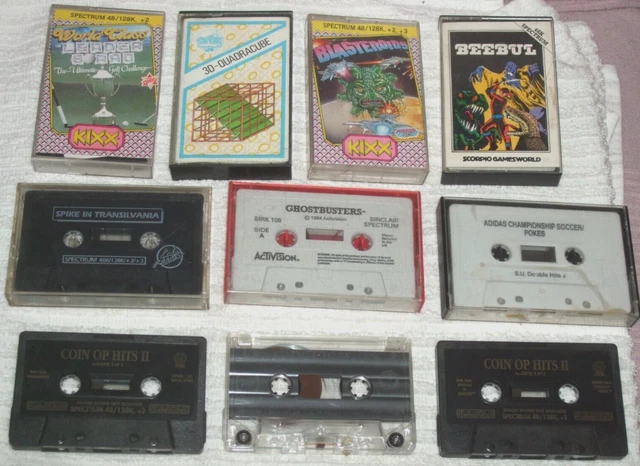 SPECTRUM VINTAGE GAMES (Spectrum Cassette/Job Lot Of "Thirteen" Diffent ...