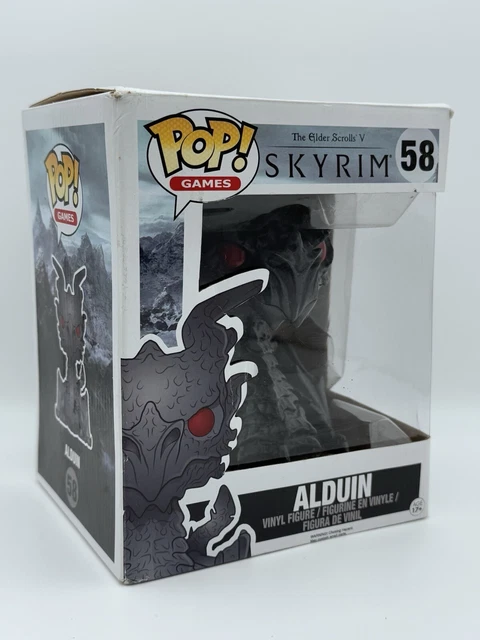 FUNKO POP! ALDUIN 6" - The Elder Scrolls: V Skyrim (#58) worn box ...