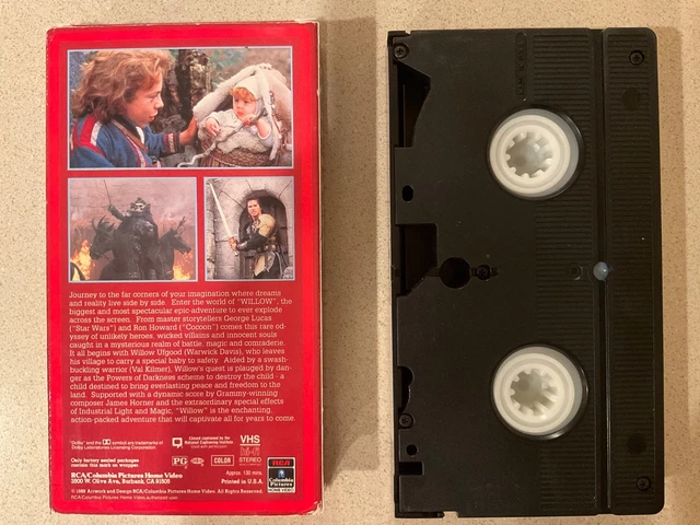 WILLOW (VHS, 1988) Val Kilmer, Joanne Whalley, Warwick Davis £8.88 ...