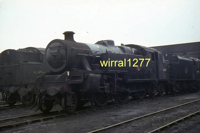 ORIGINAL RAILWAY SLIDE LMS Stanier 4P 42647 at £3.50 - PicClick UK