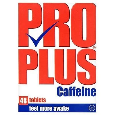 PRO-PLUS CAFFEINE FEEL More Awake Energy Boosting 48 Tablets EXPIRY 6/ ...