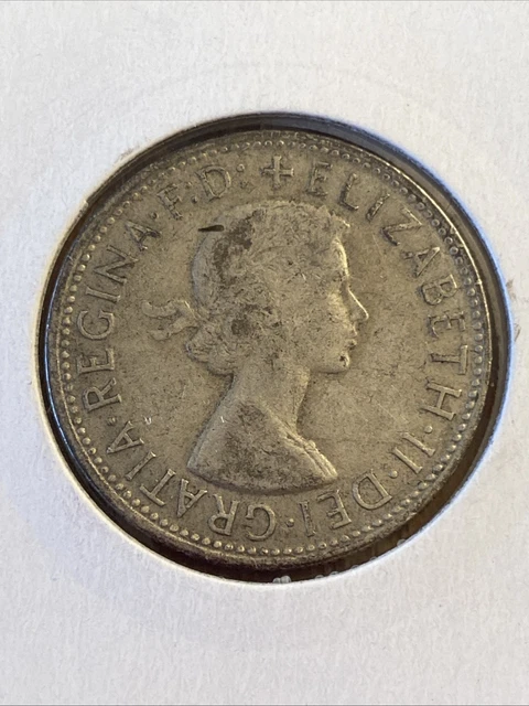 1962 AUSTRALIA QUEEN Elizabeth II Silver Florin Coin £0.99 - PicClick UK