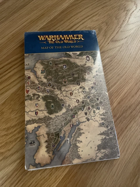 WARHAMMER THE OLD World Map of the Old World New Sealed Warhammer ...