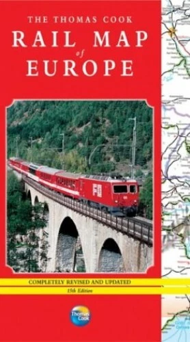THE THOMAS COOK Rail Map of Europe Other cartographic Book The Cheap ...