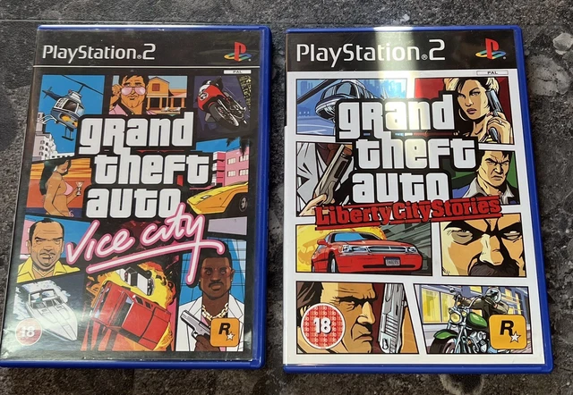 PS2 GRAND THEFT auto vice city and Grand Theft Auto Liberty City ...
