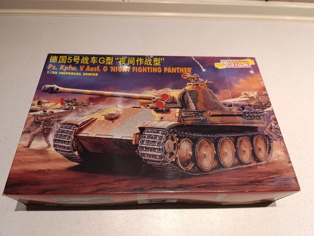 DRAGON 9045 PZ.KPFW. V Ausf. G ´Night Fighting Panther´ 1:35 WWII EUR ...