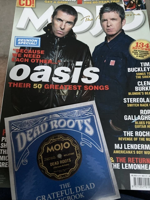 MOJO MAGAZINE JULY 2025 issue no. 380 Oasis reunion special + 15-track ...