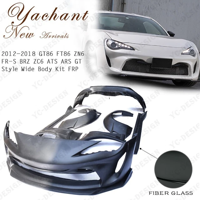 FRP WIDE BODY Kit For 12-18 GT86 FT86 ZN6 FR-S BRZ ZC6 ART ARS GT Style ...