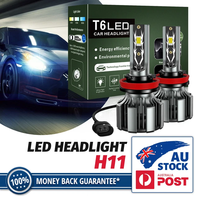 FOR TOYOTA PRADO 150 2009-2012 H11 LED Headlight Low Beam Bulbs Kit ...