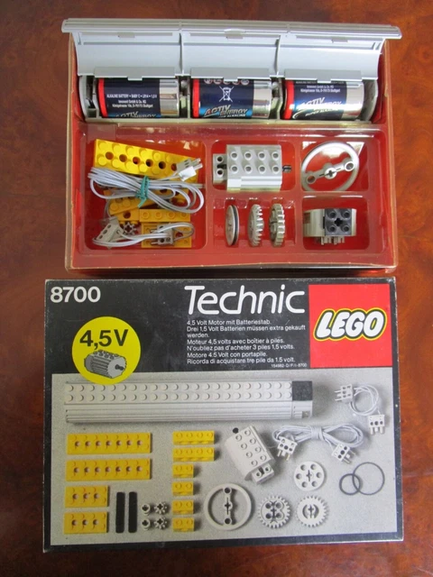LEGO TECHNIK 8700 emballage d'origine comp Power Pack moteur 4,5V avec ...