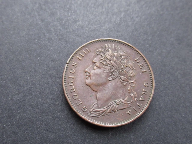 1822 GEORGE IV Copper Farthing Coin Nice Collectable Condition £16.15 ...