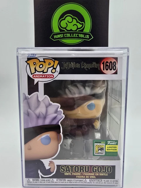 FUNKO POP JUJUTSU Kaisen Nr. 1608 Satoru Gojo OFFICIAL SDCC 2024 ...