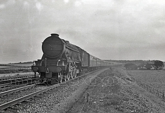 ORIGINAL LARGER 9CM x 6cm b&w Negative LNER 4-6-2 60078 No Further ...