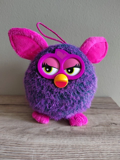 FURBY SOFT TOY Pink And Purple Vgc 8” Hasbro Famosa 2013 plush VGC FREE ...