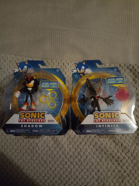 SONIC THE HEDGEHOG SHADOW & INFINITE Jakks Pacific Articulated 4 ...