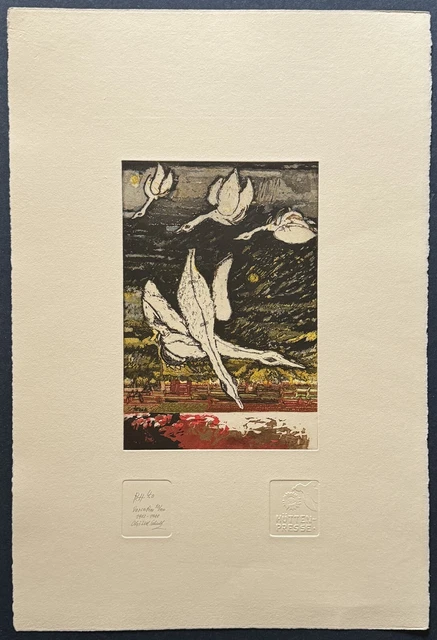 CHRISTEL SCHULTZ, PH 4.0, Farbradierung, 1988, handsigniert EUR 120,00 ...