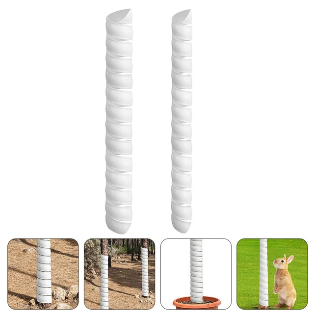 2 PCS TRUNK Protector Plastic Tree Bark Grow Tubes for Trees £14.01 ...