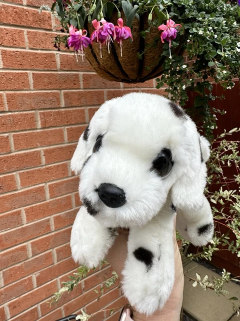 KEEL TOYS CUDDLE Puppies dalmatians dog soft toy white black plush 9 ...
