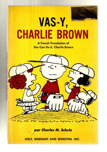VAS-Y CHARLIE BROWN. Holt &Winston. EO 1969. Par SCHULZ. NEUF EUR 8,00 ...
