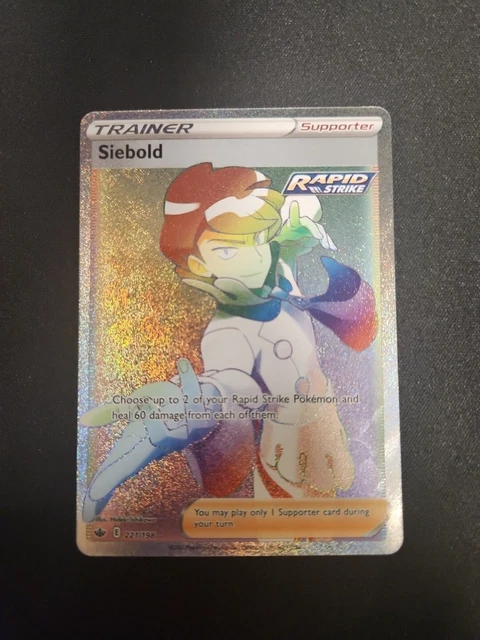 CARTE POKÉMON ARC-EN-CIEL rare Siebold 221/198 Chilling Reign neuf comme neuf EUR 8,98 - PicClick FR