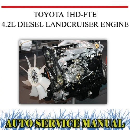 TOYOTA LANDCRUISER 1HD-FTE Diesel Engine $8,200.00 - PicClick AU